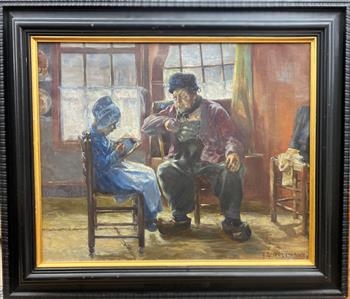 Frederick C. Gottwald | Child Reading, | MutualArt