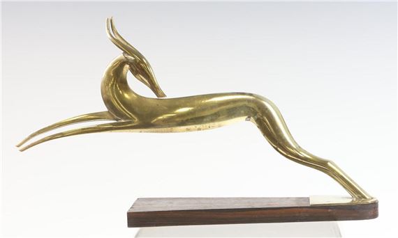 Karl Hagenauer | brass sculpture or car mascot in the form of an ...