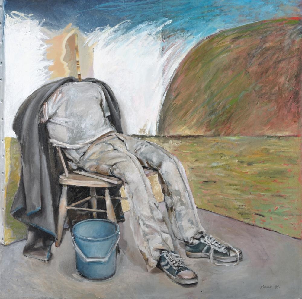 Ross Ritchie | Fig with Bucket/Study (1985) | MutualArt