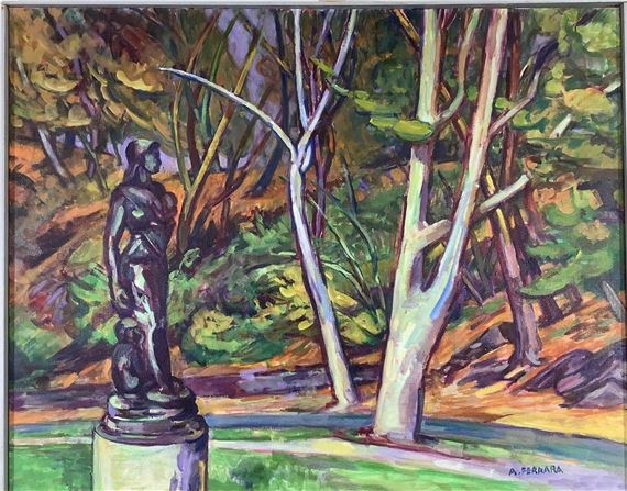 Anthony Ferrara | Woman with Children's Statue | MutualArt