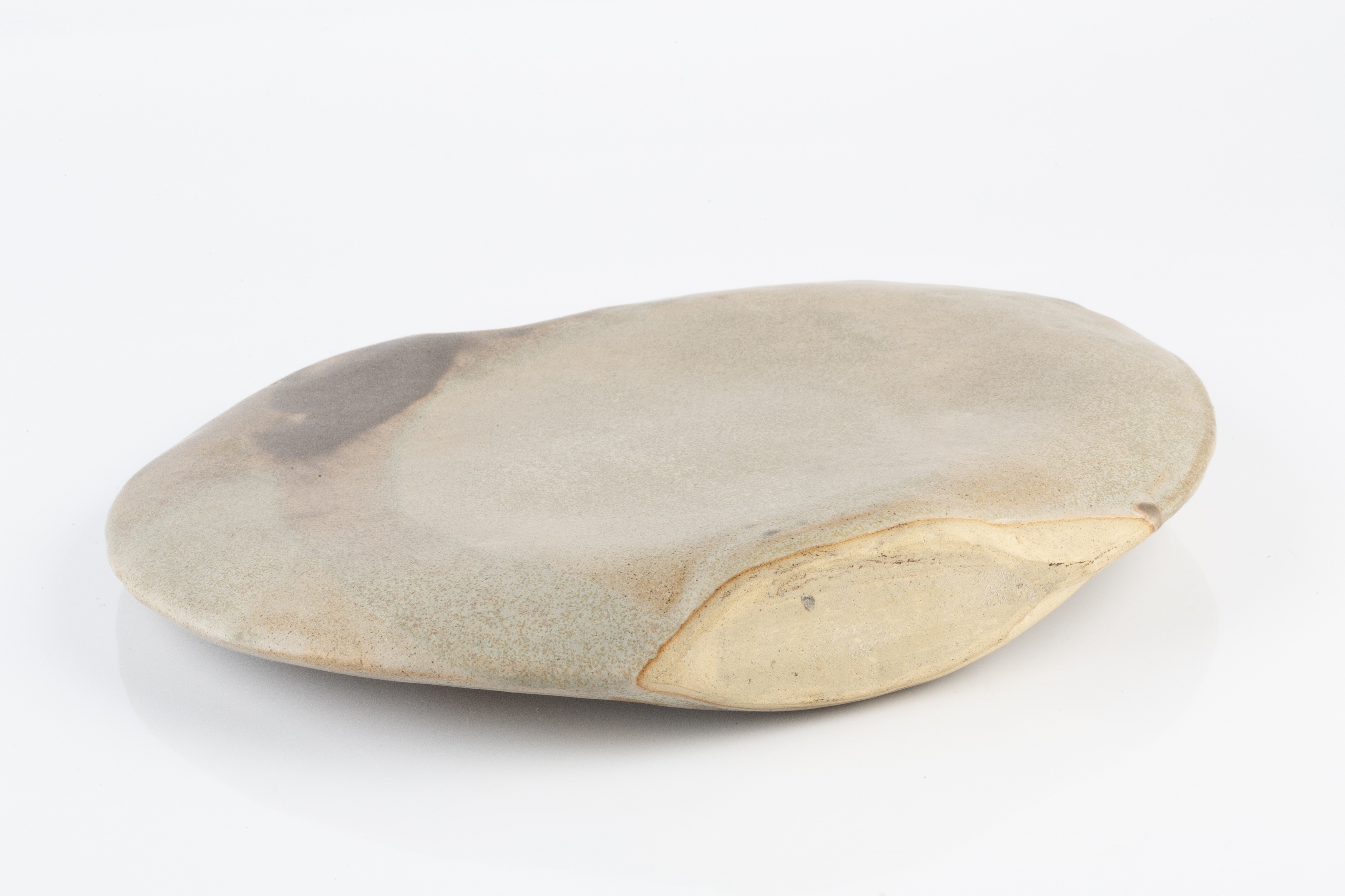 Val Barry | Two Moon vases stoneware, with graduated grey glazes ...