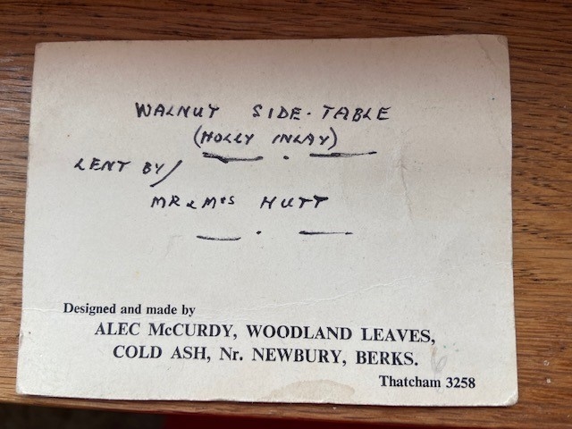 Edward Barnsley | Cotswold School side table walnut | MutualArt