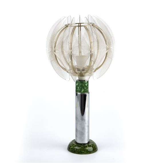 Paul Secon | Table lamp lucite and nylon | MutualArt