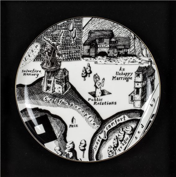 Grayson Perry | Map of Days plate ceramic | MutualArt