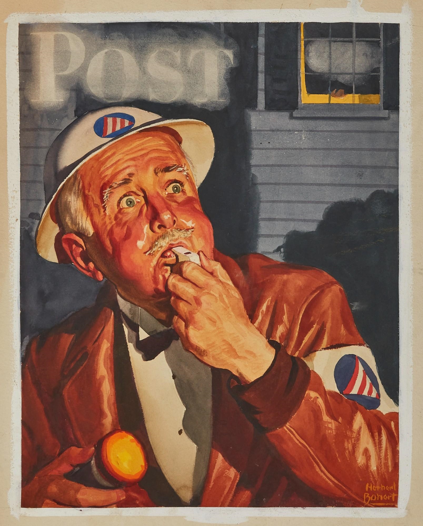 Herbert Bohnert | A Saturday Evening Post cover art illustration, circa ...
