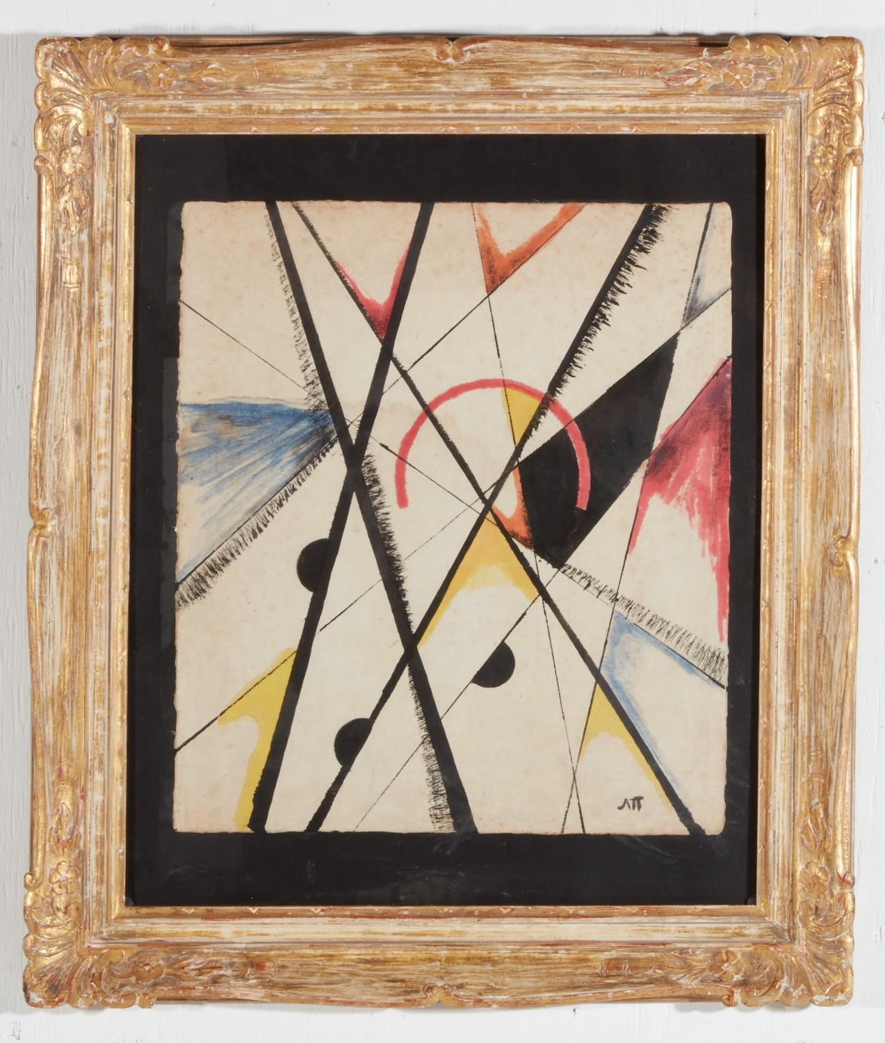 Ljubov Popova | Untitled Constructivist composition | MutualArt