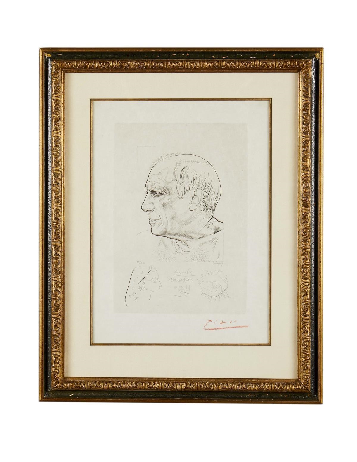 Pablo Picasso | Portrait de Picasso et Remarque pour Témoignage (B. 823 ...