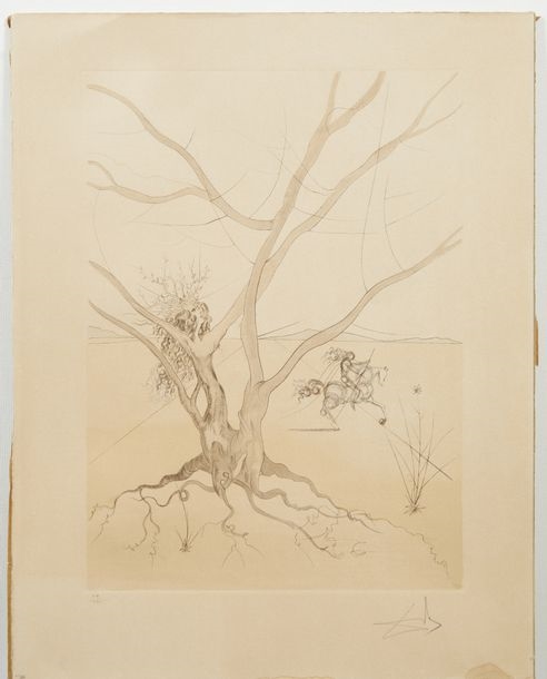 Salvador Dalí | SALVADOR DALI (1904-1989) The human tree | MutualArt