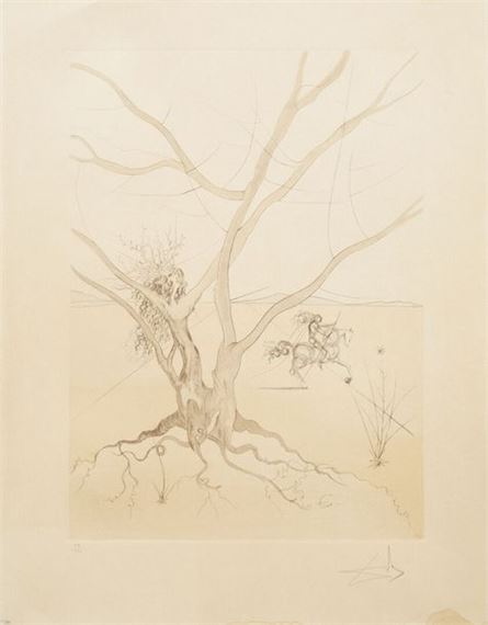 Salvador Dalí | SALVADOR DALI (1904-1989) The human tree | MutualArt