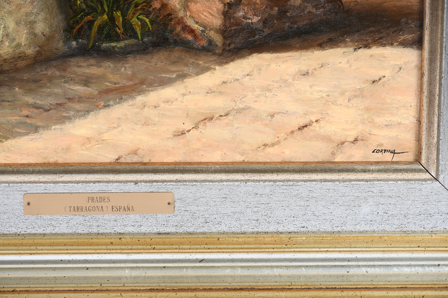 Maximo Cortina | Spanish Street Scene with Archway and Wood Door ...