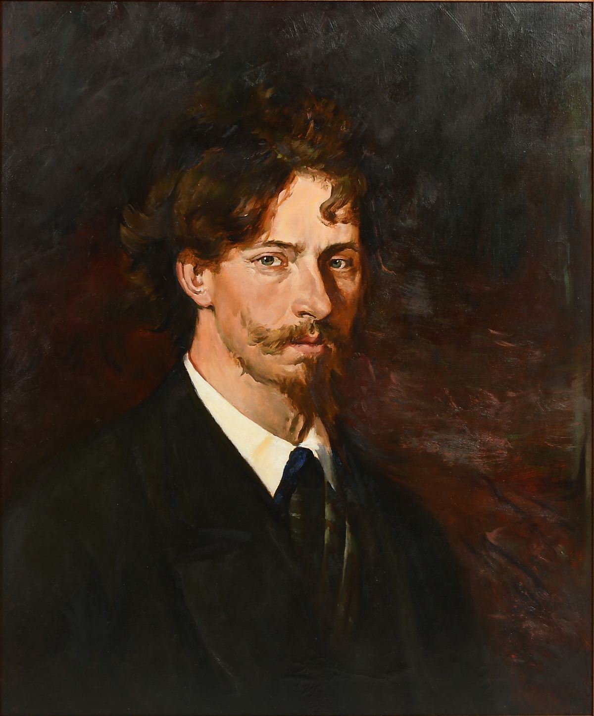 Ilya Repin | LARGE SELF-PORTRAIT PAINTING AFTER REPIN | MutualArt