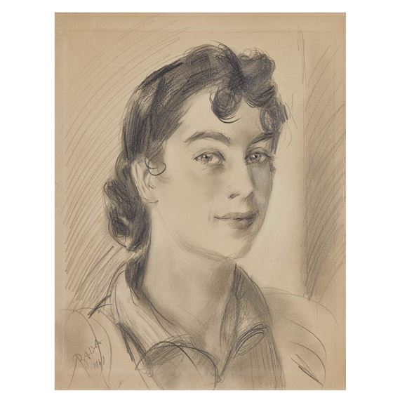 Giacomo Balla | Portrait of Elica Balla (1941) | MutualArt