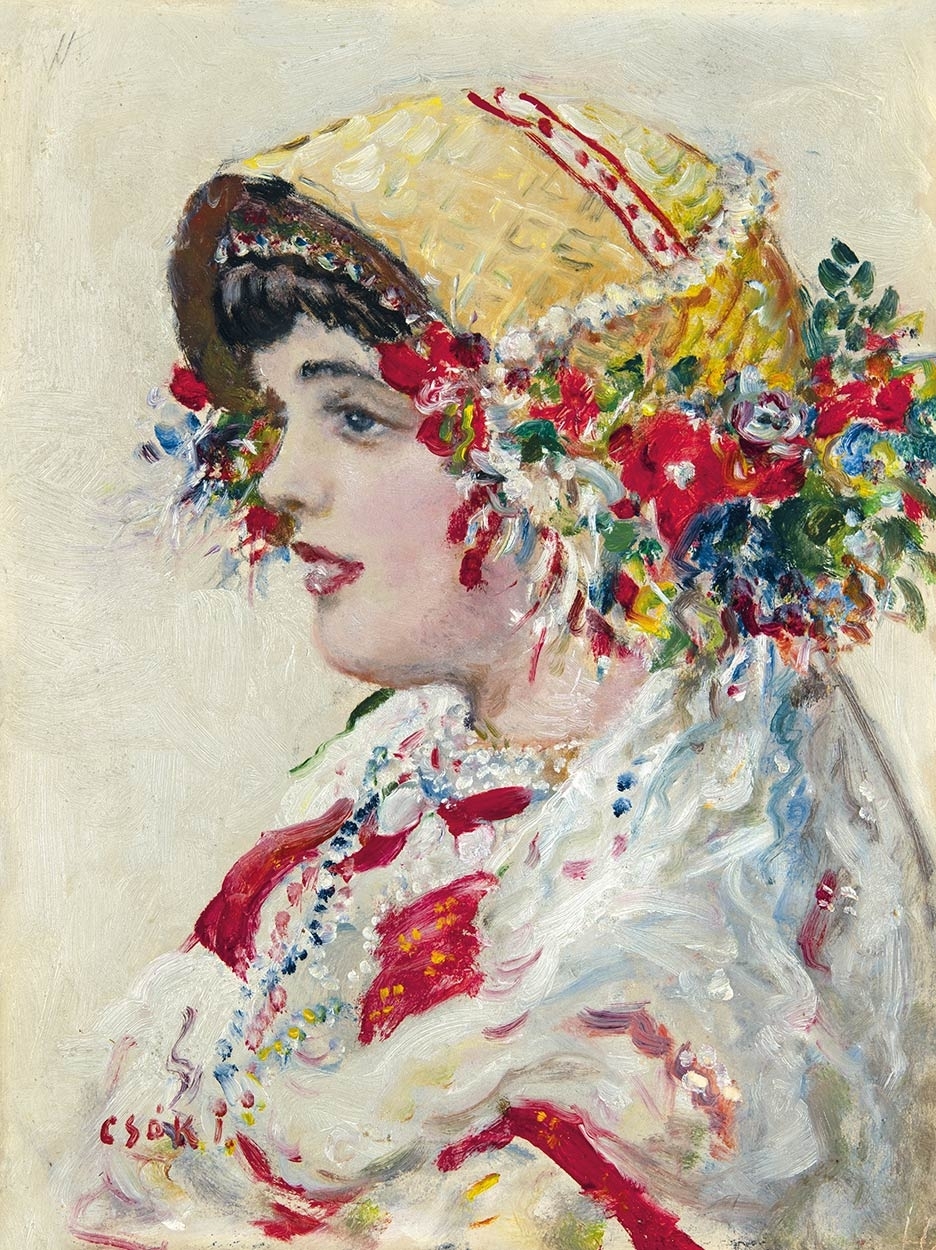 Istvan Csók | Sokac Girl | MutualArt