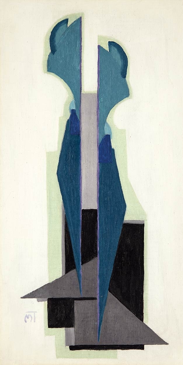 János Mattis Teutsch | Two Figures (1927) | MutualArt