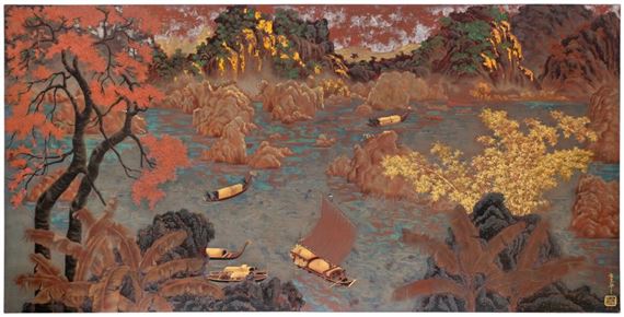 Pham Hau | His lacquers celebrate the richness of nature which is one ...