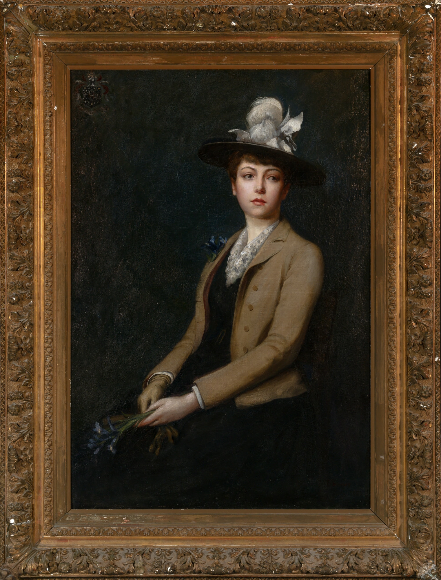 Carle John Blenner | Portrait of Miss Maude F. (1888) | MutualArt