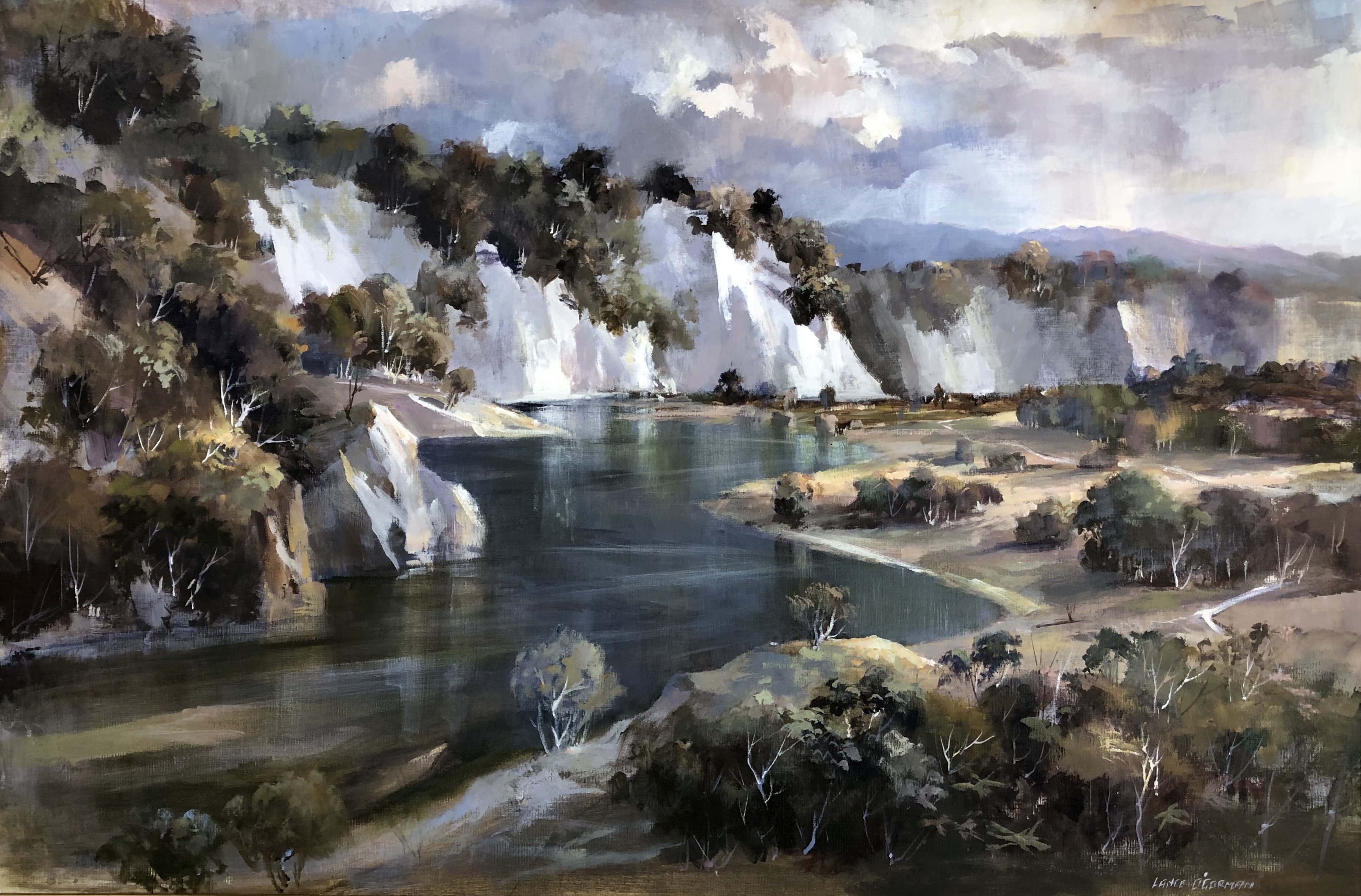 Lance O'Gorman | LANCE O'GORMAN - White Reflections, Rangitikei River ...