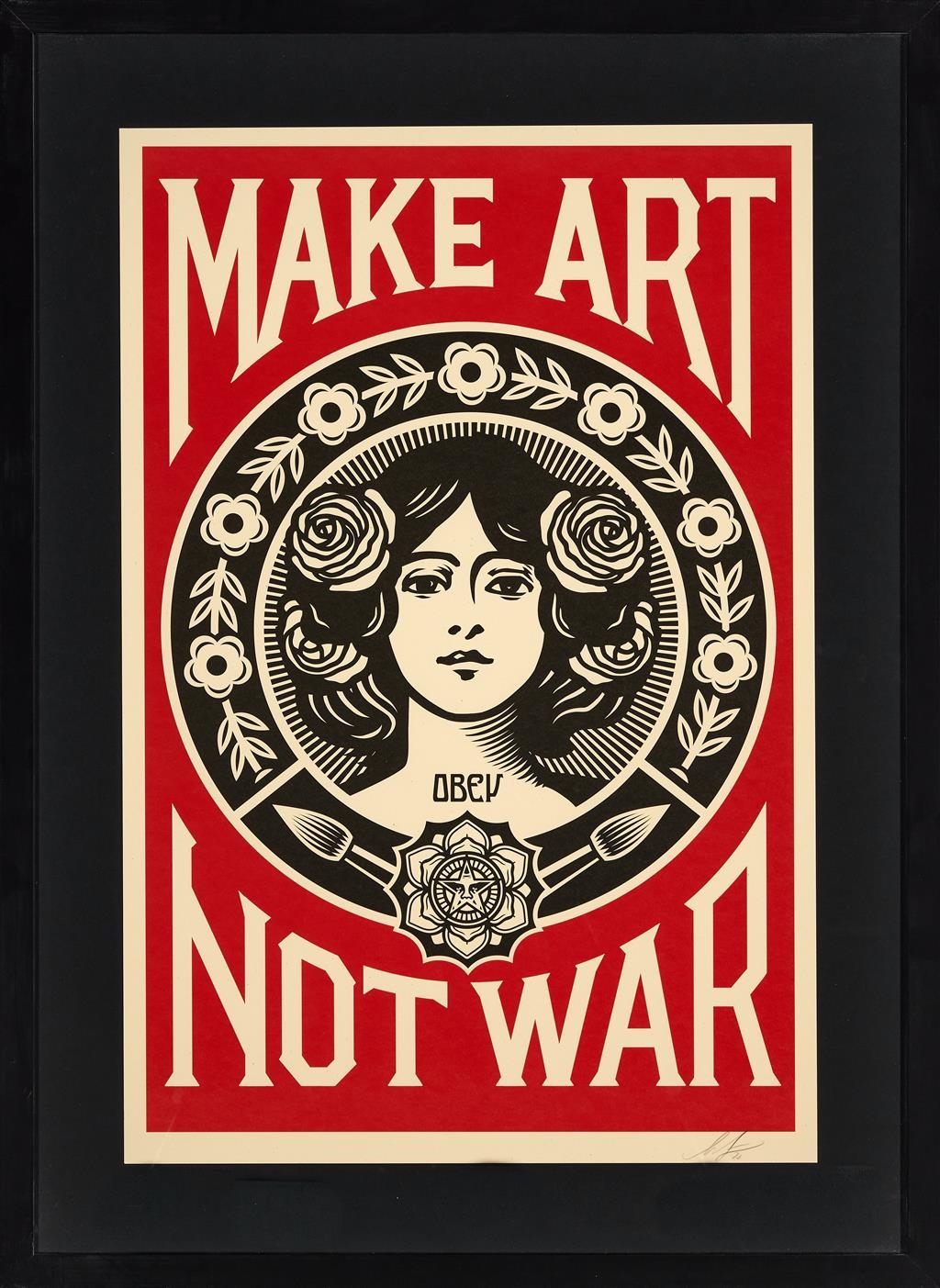 Shepard Fairey | Make Art Not War (2021) | MutualArt