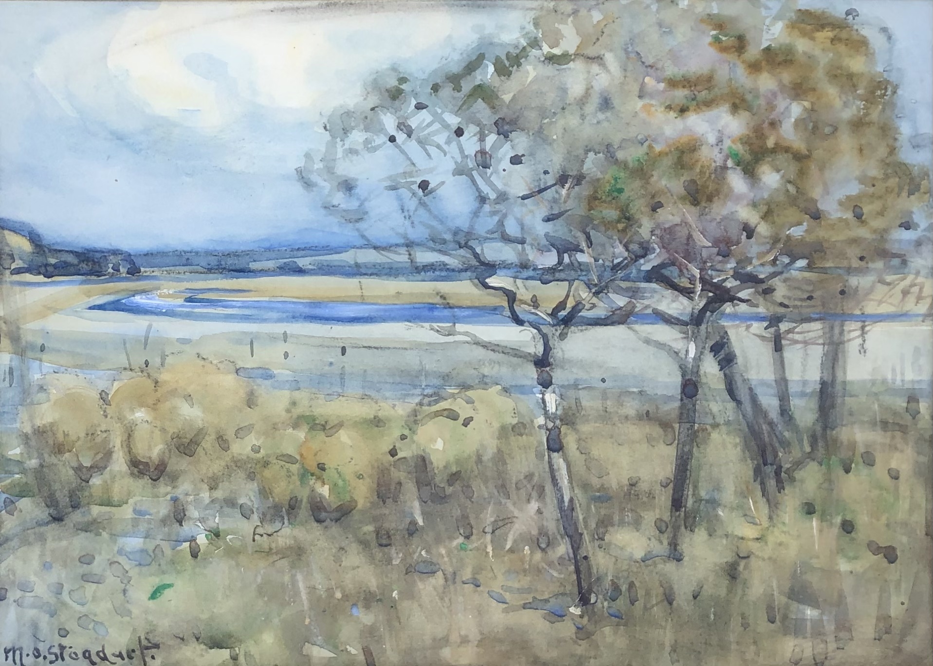 Margaret Olrog Stoddart | MARGARET OLROG STODDART - Waipara River ...