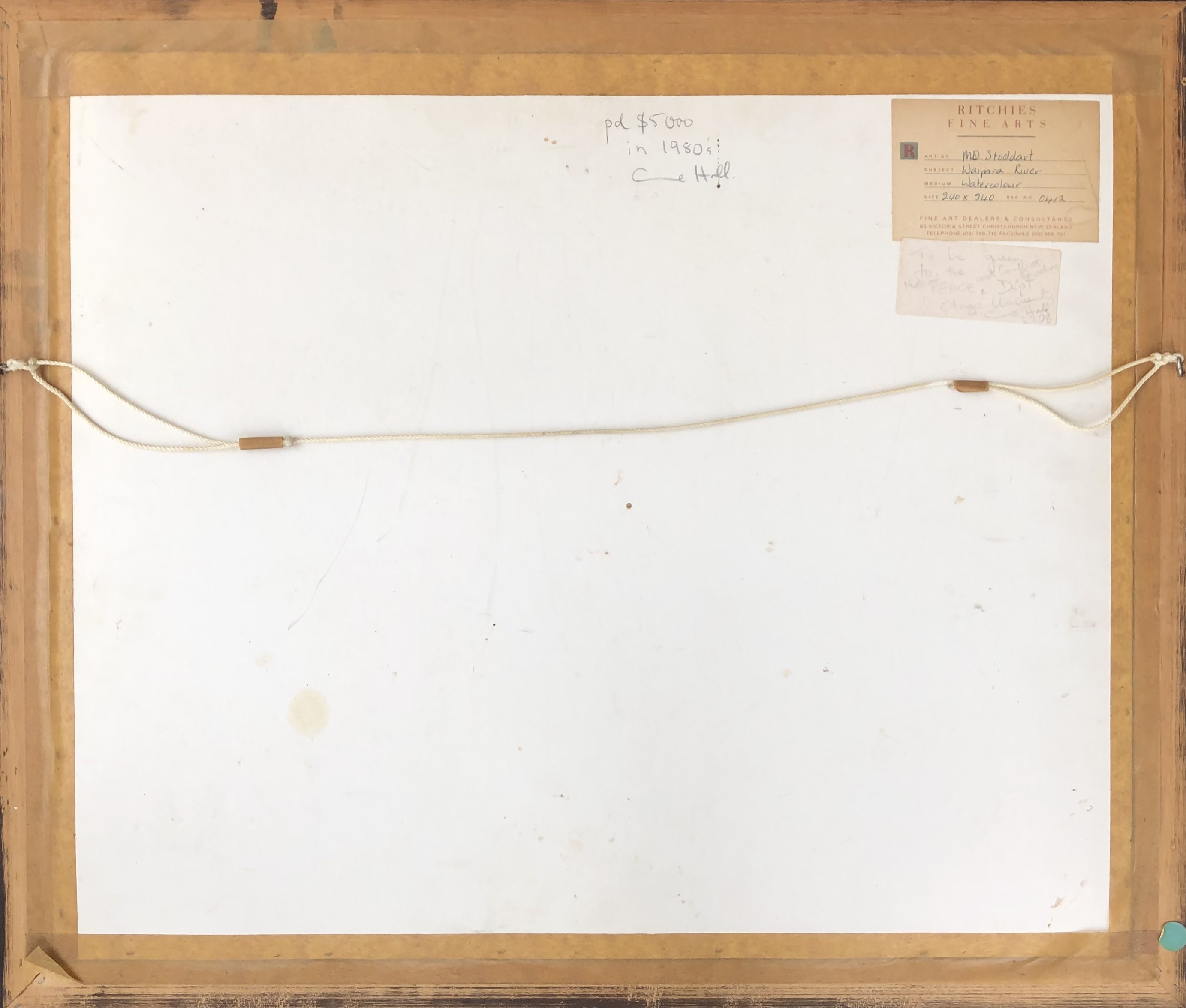 Margaret Olrog Stoddart | MARGARET OLROG STODDART - Waipara River ...