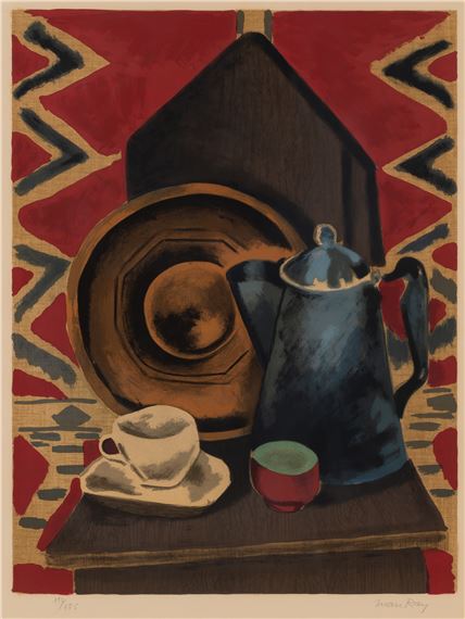 Man Ray | STILL LIFE WITH COFFEE POT, CUP AND SAUCER (Circa 1970 ...