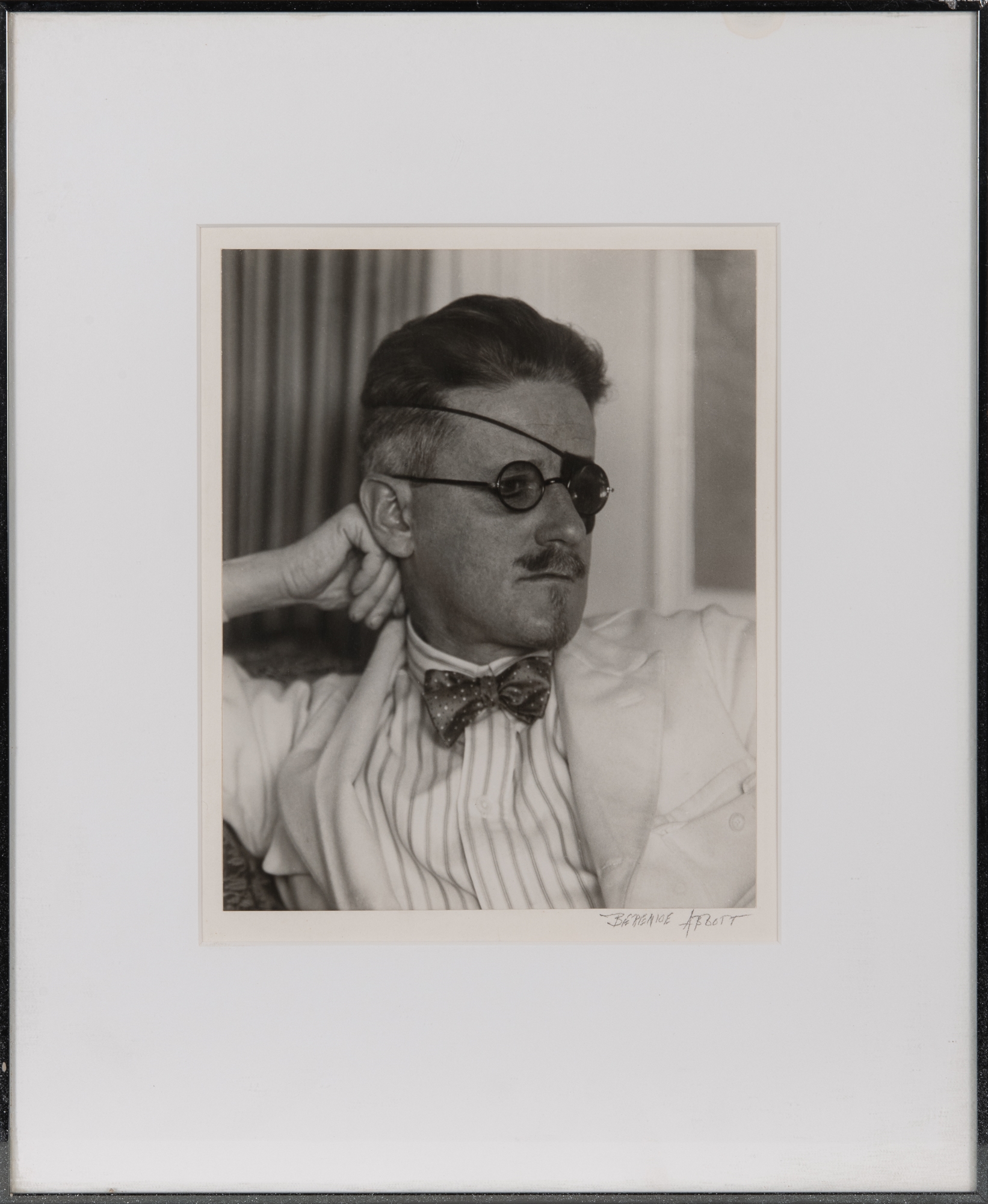 Berenice Abbott | James Joyce with eyepatch | MutualArt