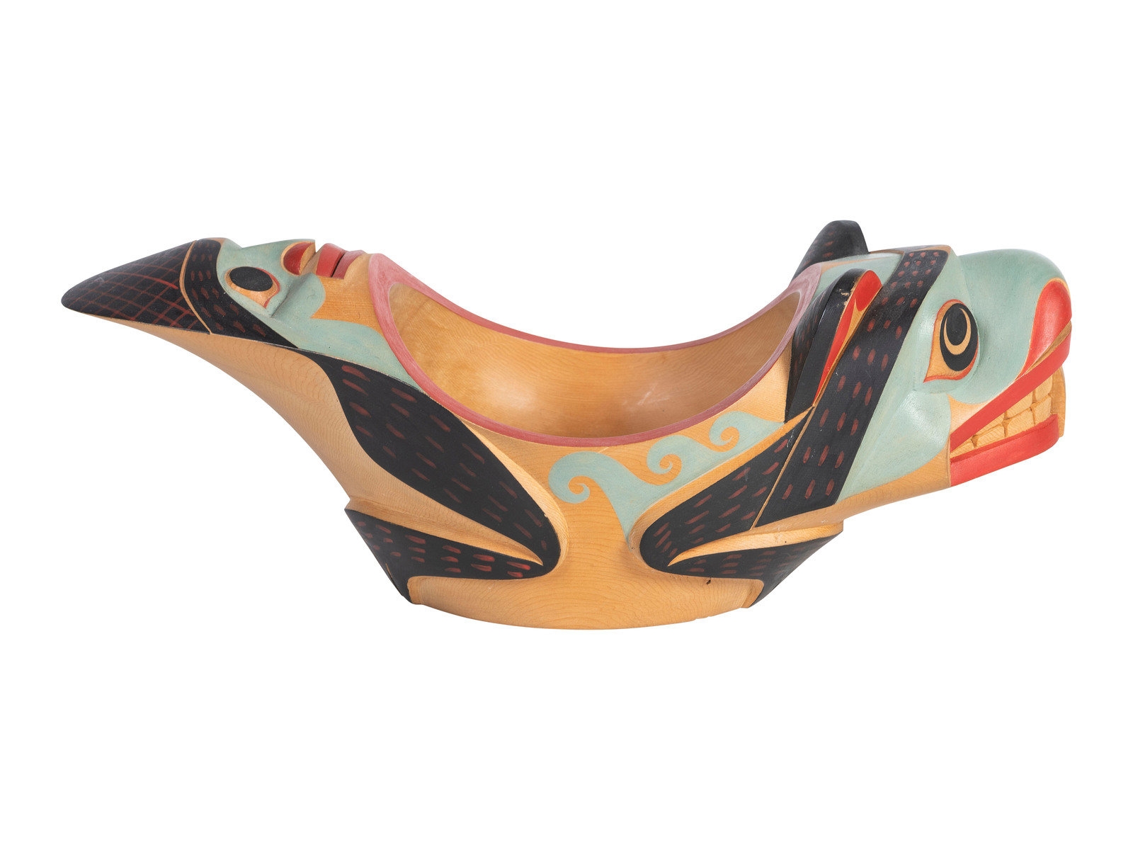 Duane Pasco | Northwest Coast-Style Carved Feast Bowl | MutualArt