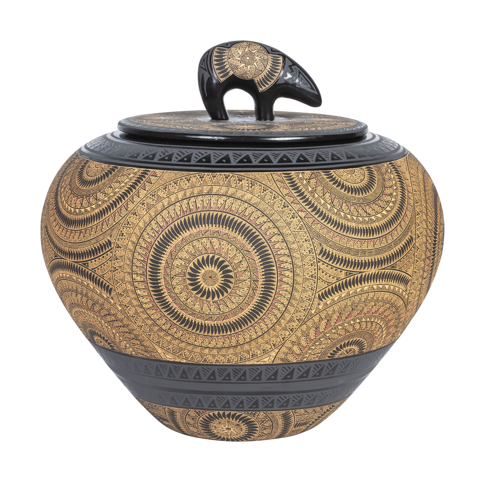 Marvin Blackmore | Lidded Pottery Vase | MutualArt