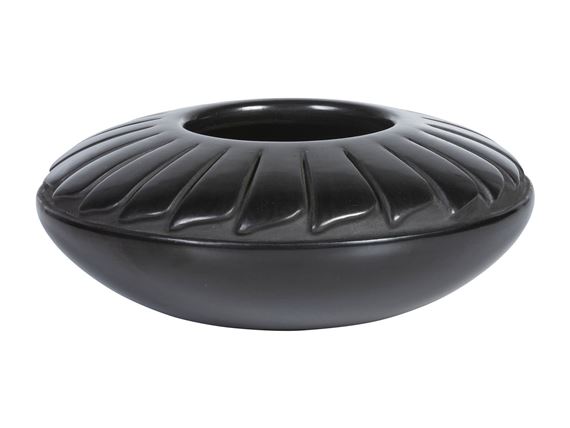 Toni Roller | Blackware Pottery Jar | MutualArt