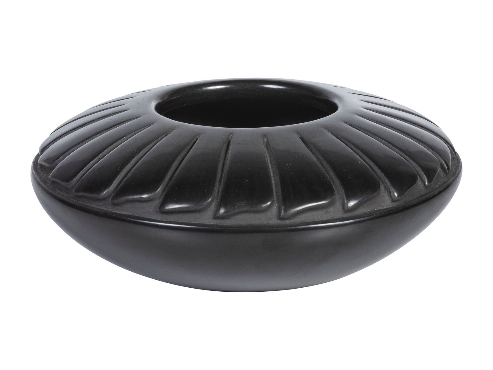 Toni Roller | Blackware Pottery Jar | MutualArt