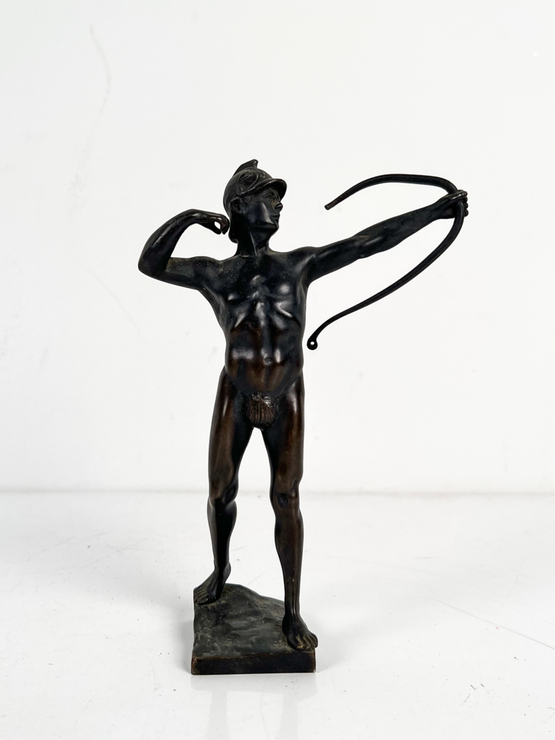 Victor Bugler | Bronze sculpture of a Classical archer | MutualArt