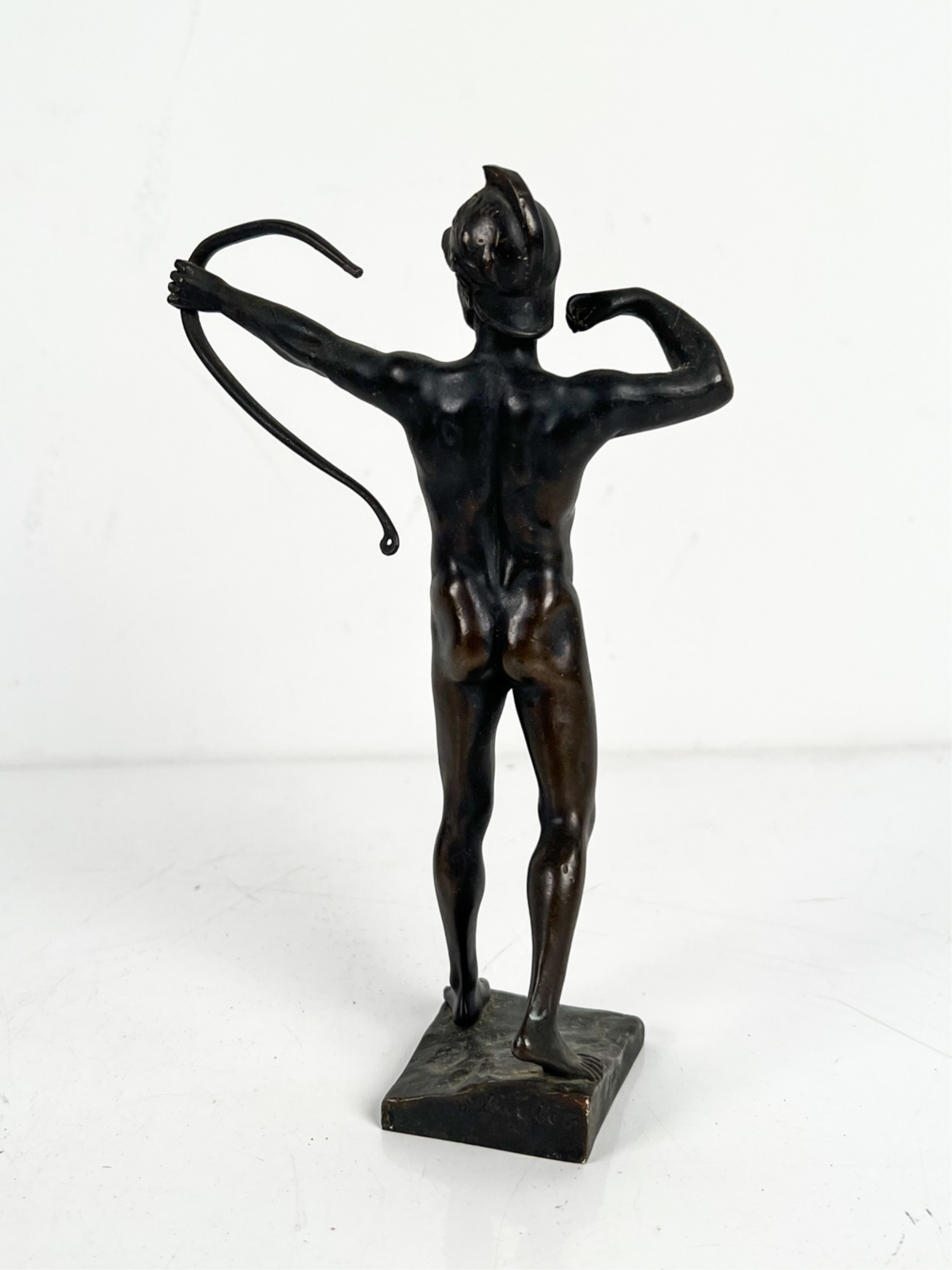 Victor Bugler | Bronze sculpture of a Classical archer | MutualArt