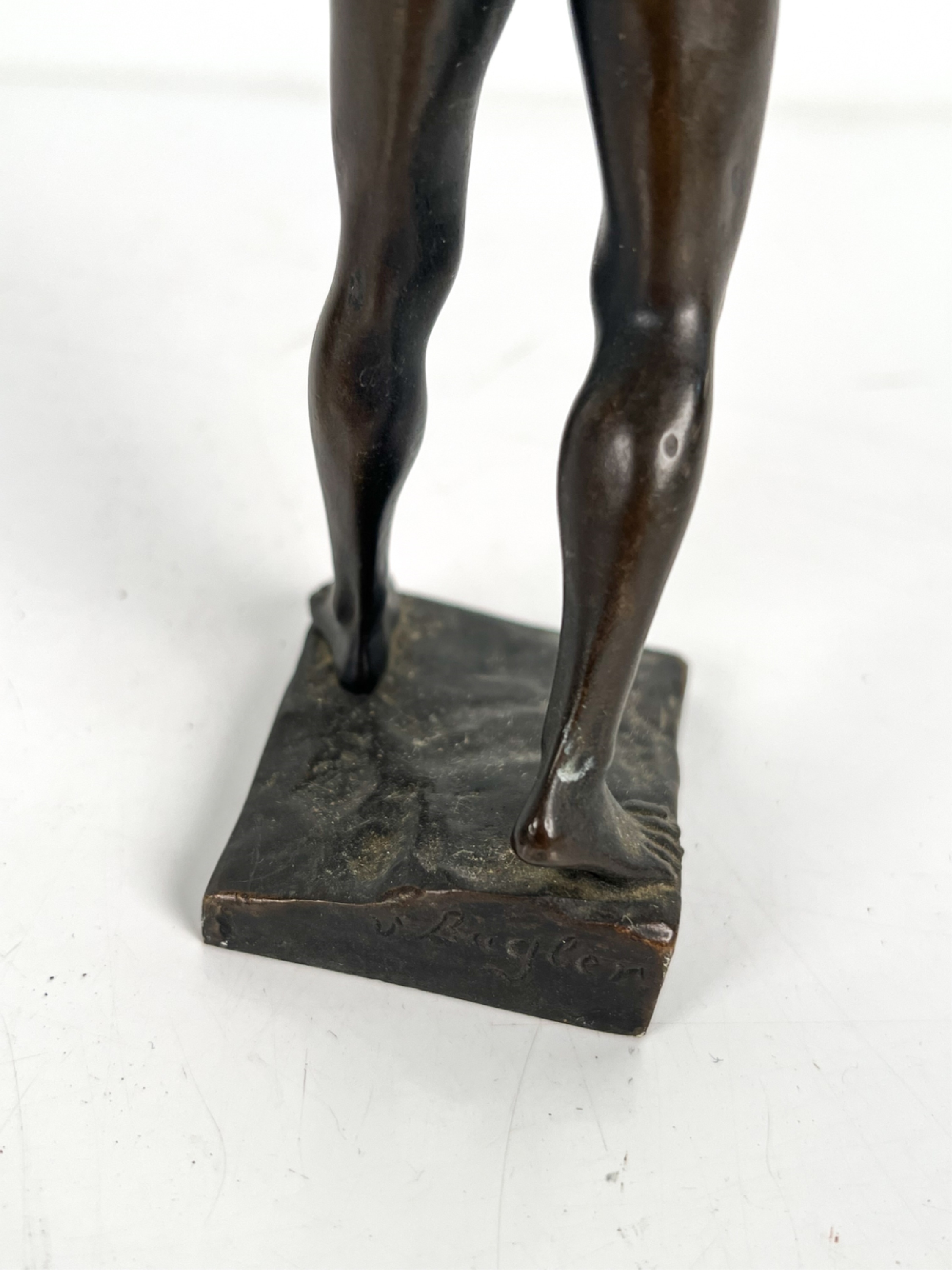 Victor Bugler | Bronze sculpture of a Classical archer | MutualArt