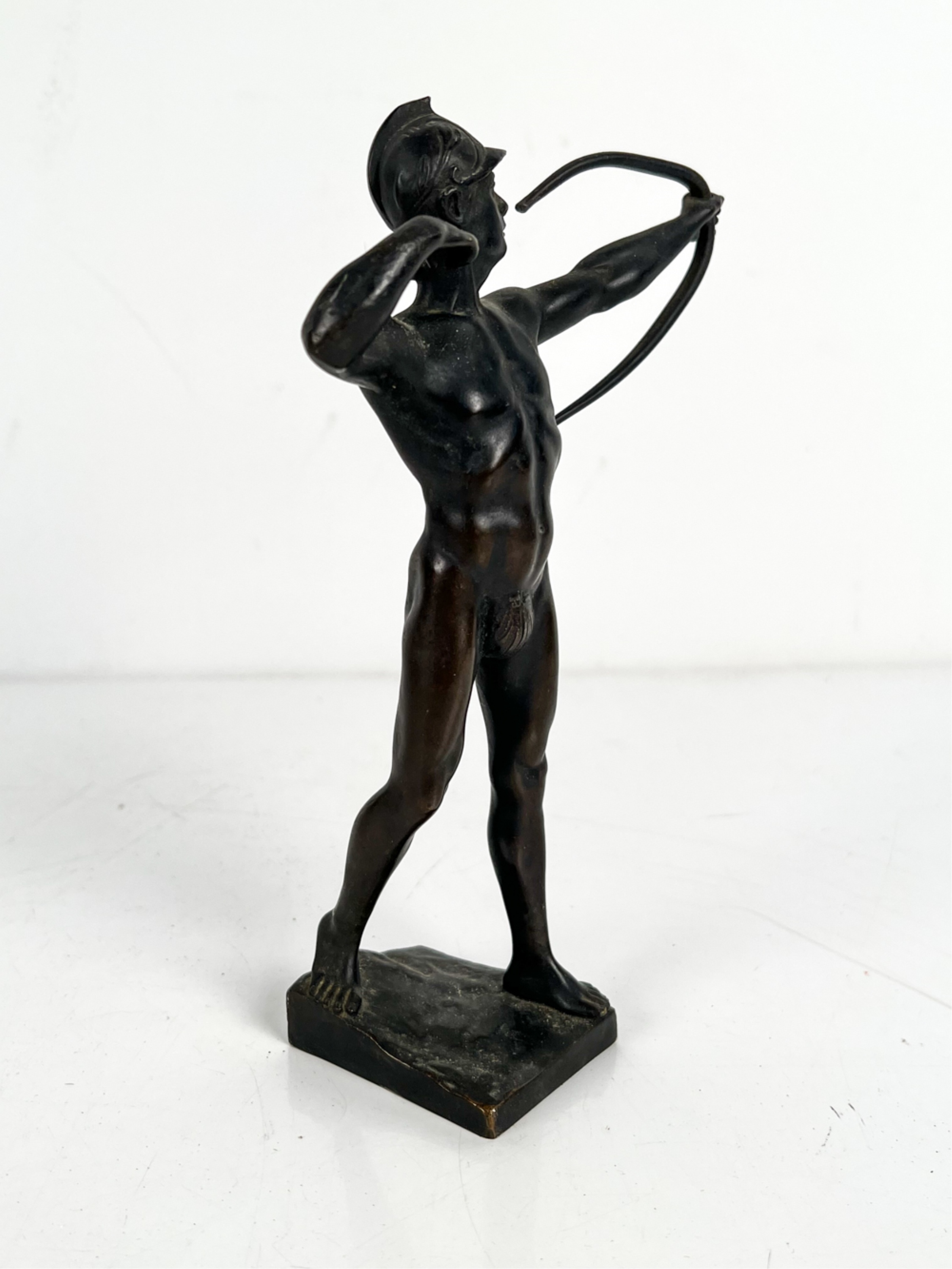 Victor Bugler | Bronze sculpture of a Classical archer | MutualArt