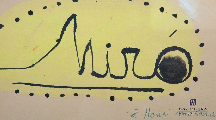 Joan Miró | Calligraphy signature 1957 (1916) | MutualArt