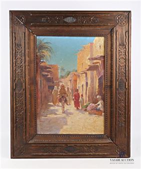 Alexis Auguste Delahogue | Entrée d’El kantara | MutualArt