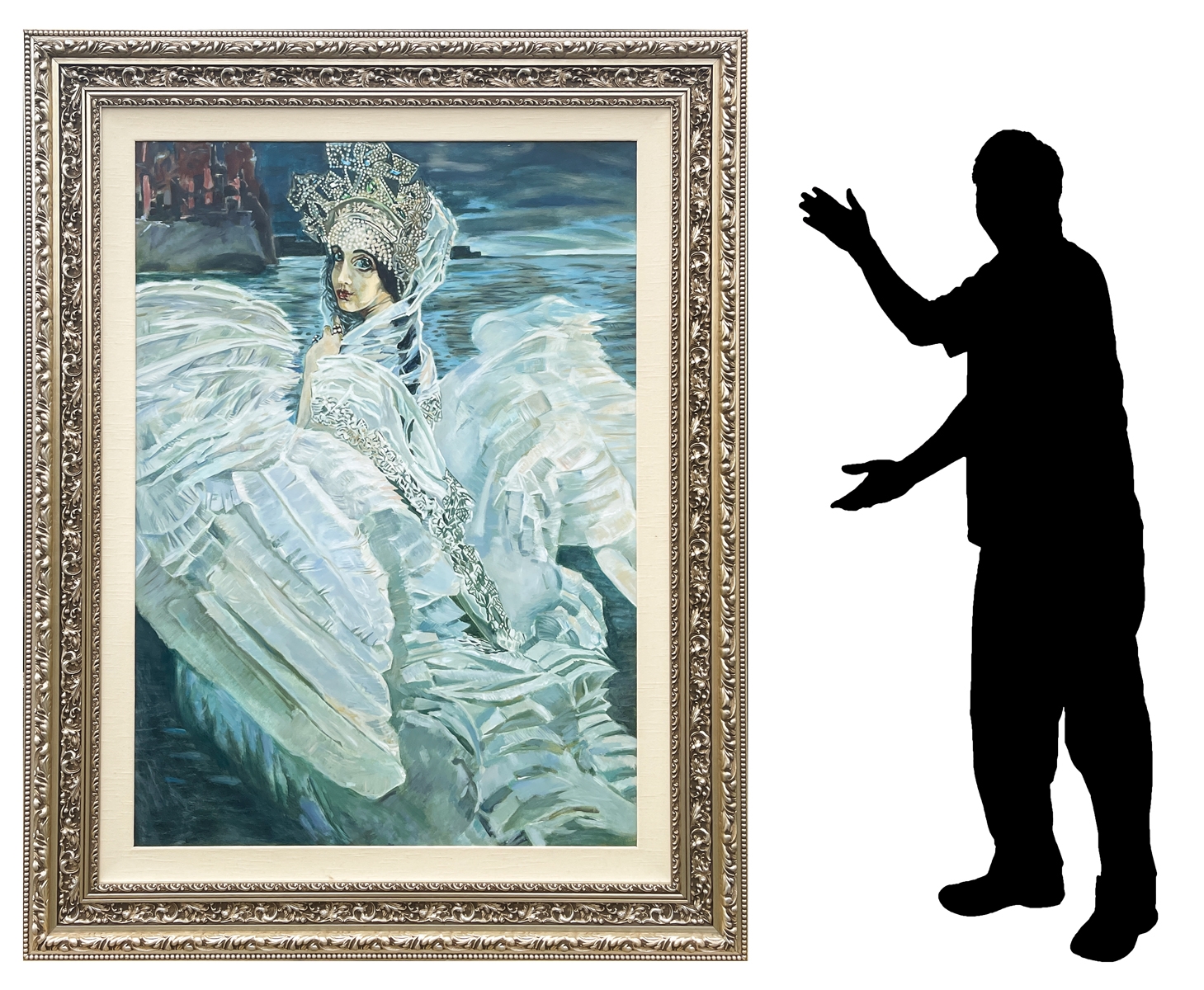 Mikhail Vrubel | LARGE SWAN PRINCESS PAINTING | MutualArt