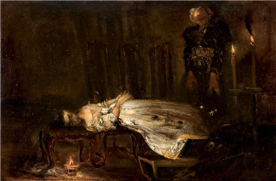 Jacek Malczewski | ŚMIERĆ AMELII (1877) | MutualArt