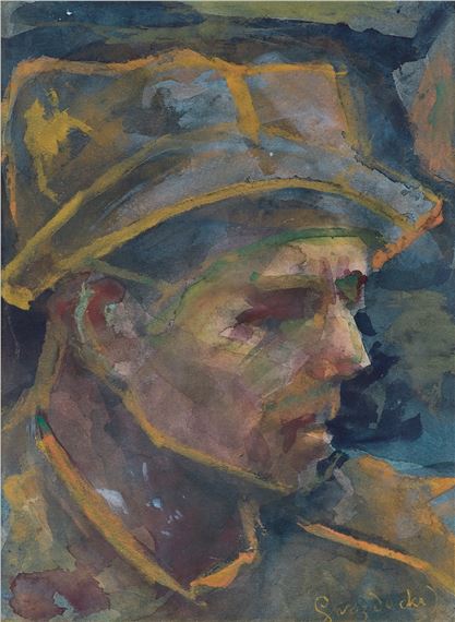 Gustaw Gwozdecki | PORTRET MĘŻCZYZNY | MutualArt