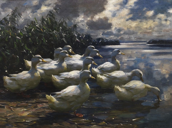 Alexander Max Koester | 11 Enten in der Morgensonne (1910 - 1915 ...