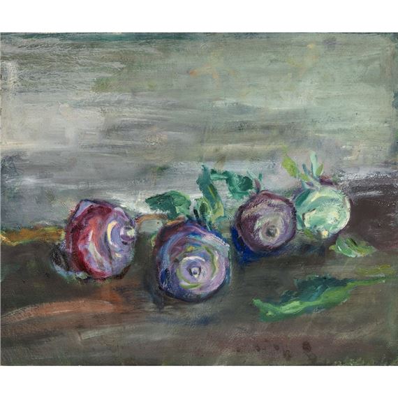 Berthold Haag | Stillleben mit Kohlrabi | MutualArt