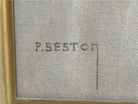 Paul Seston | Bouquet de roses Huile sur toile signée en bas à gauche ...