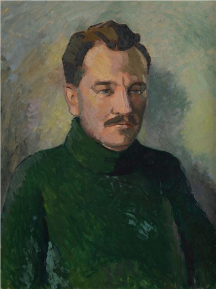 Roland Wakelin | Portrait of a Man - possibly the artist George Duncan ...