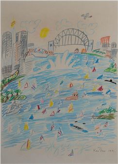 Ken Done | Sydney Sunday (1982) | MutualArt