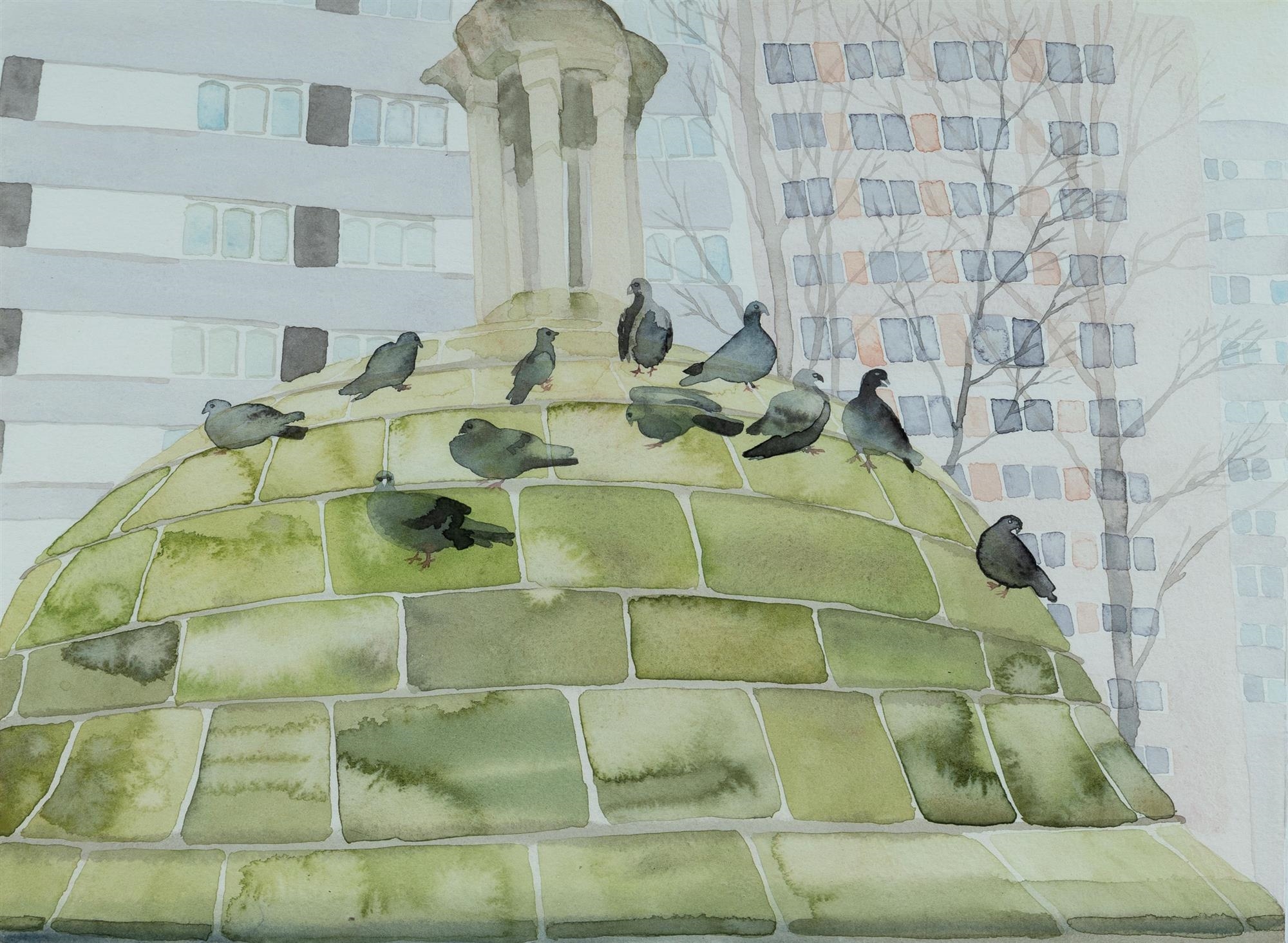 Michelle Ussher | Pigeons | MutualArt