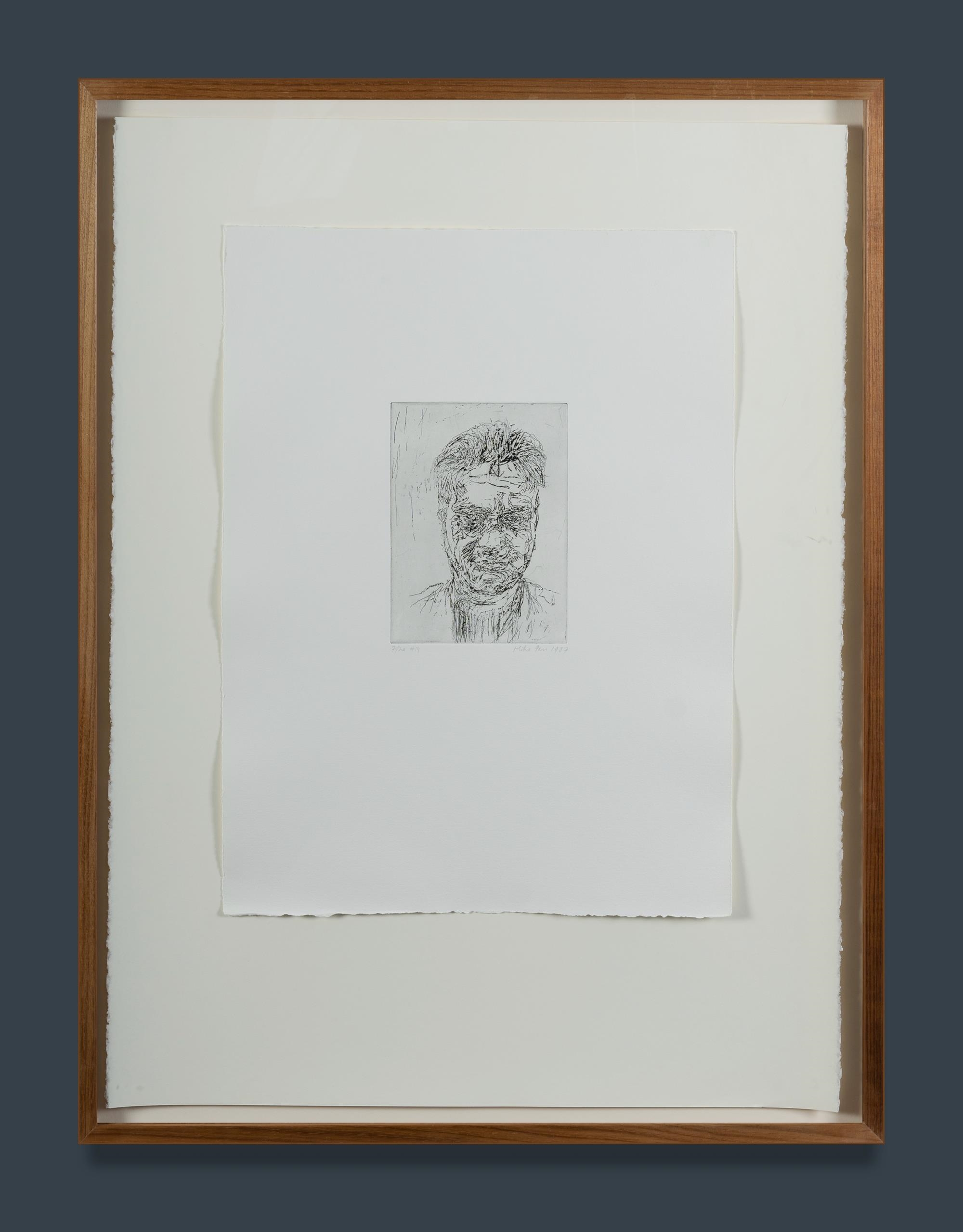 Mike Parr | Organon 1 (#14) (1987) | MutualArt