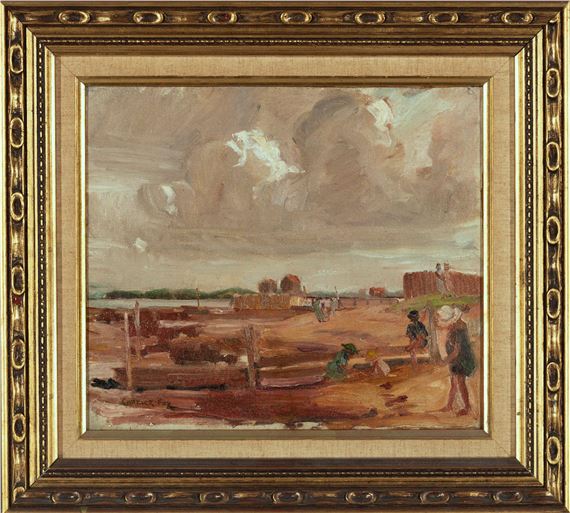 Ethel Carrick | Children Playing on the Beach | MutualArt