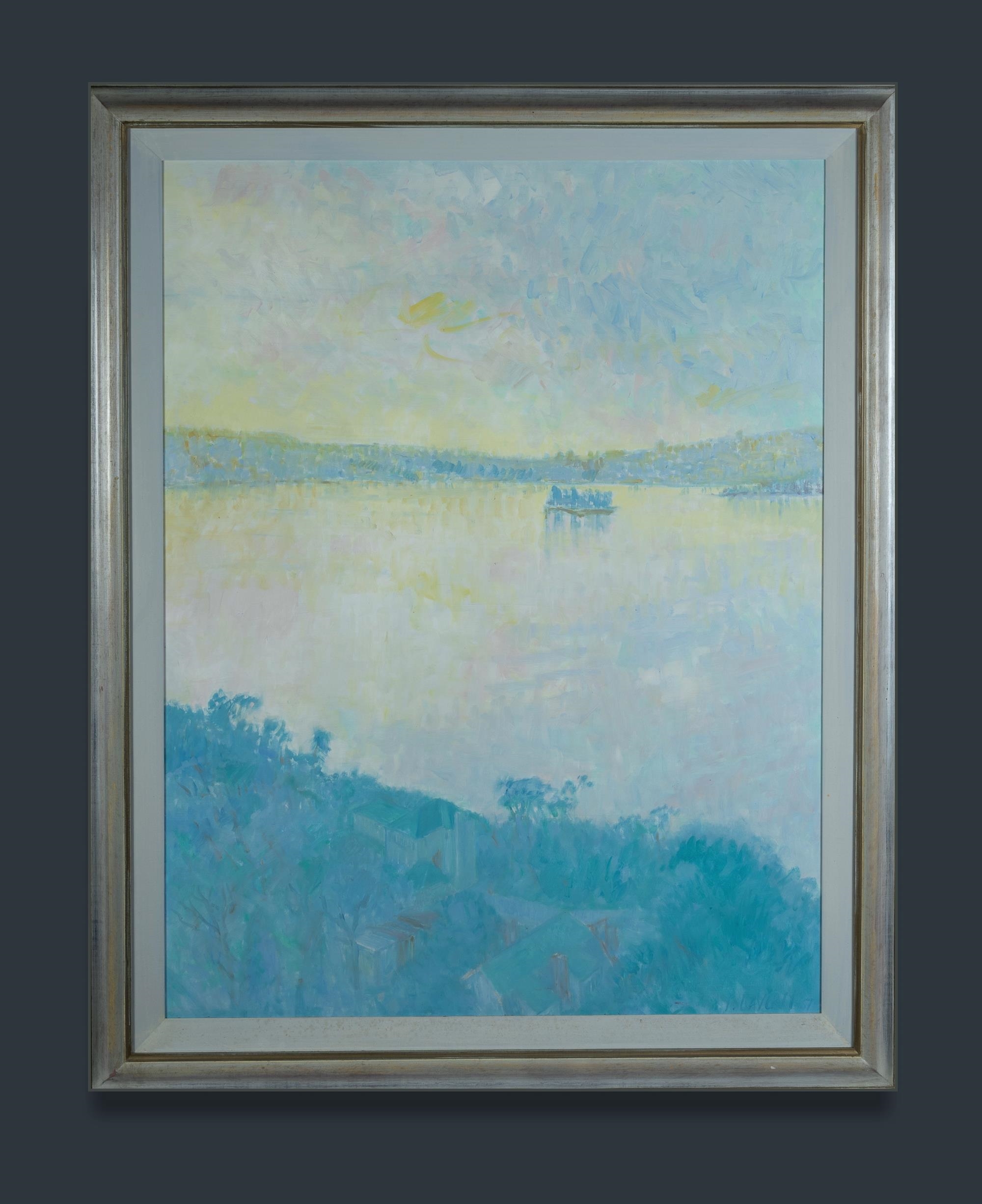 Peter Laverty | Dawn Light and Shark Island (1987) | MutualArt