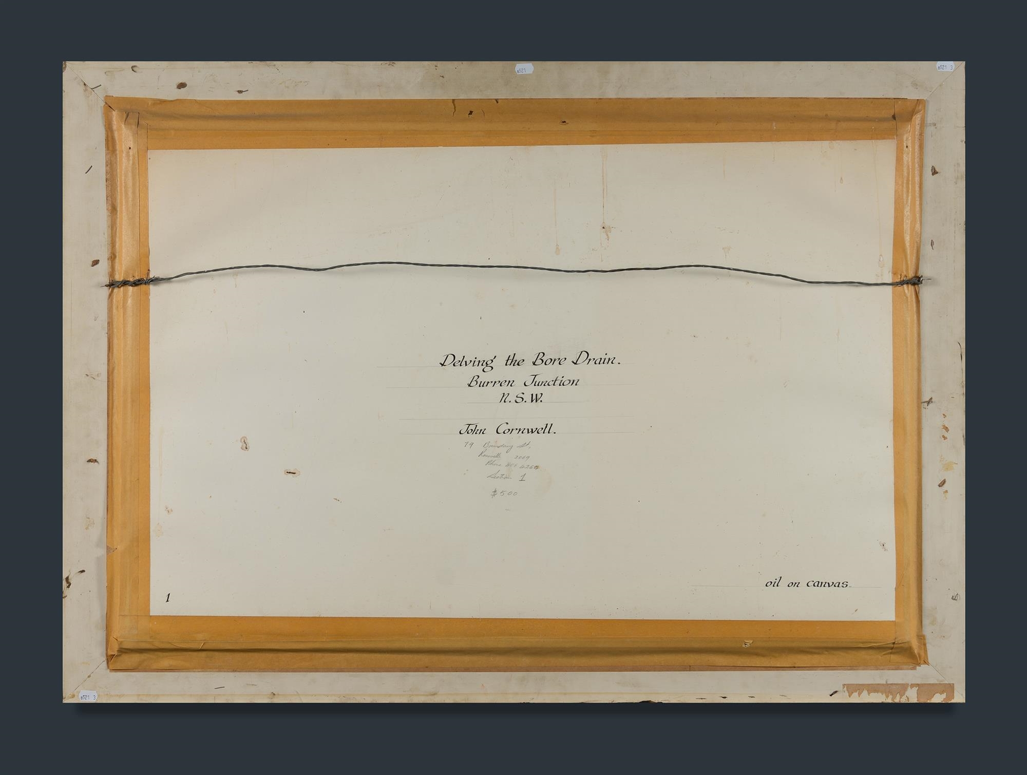 John Cornwell | Delving the Bore Drain, Burren Junction, NSW | MutualArt