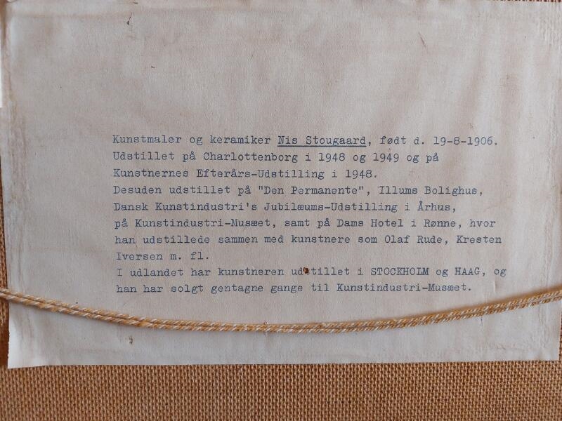 Nis Stougaard | Children in the garden vith sail boat | MutualArt